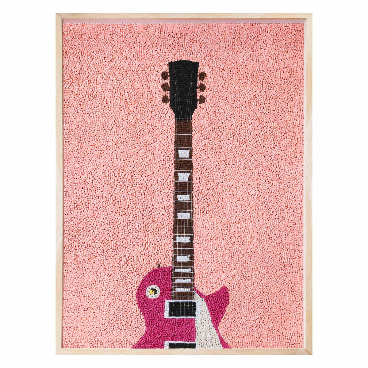 Guitar Series - Rhythm Pink | Unique Wall Art – Scout Design Studio