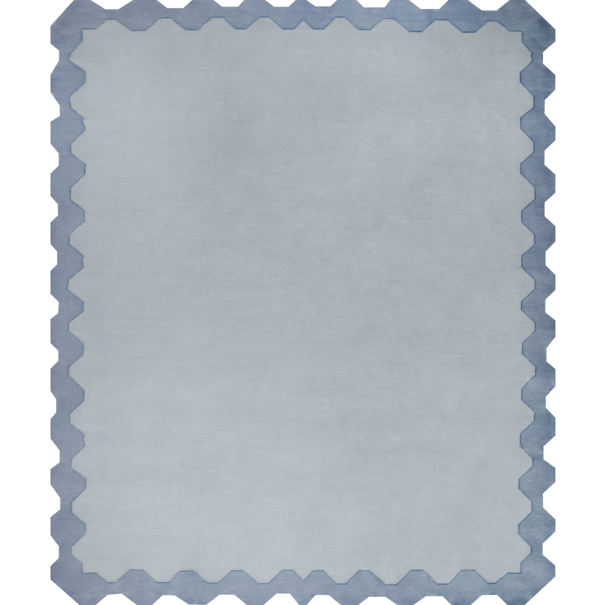 Andrews Ice Blue Turkish Knot Rug – Scout Design Studio