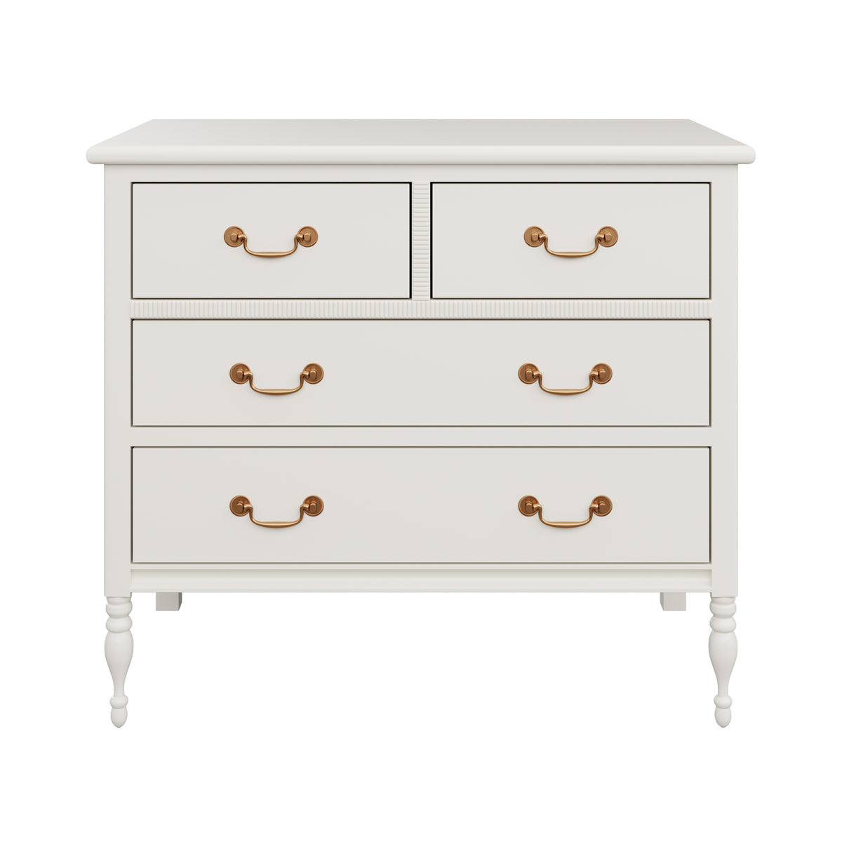 Camille Chest in White | Traditional White Nightstand – Scout Design Studio
