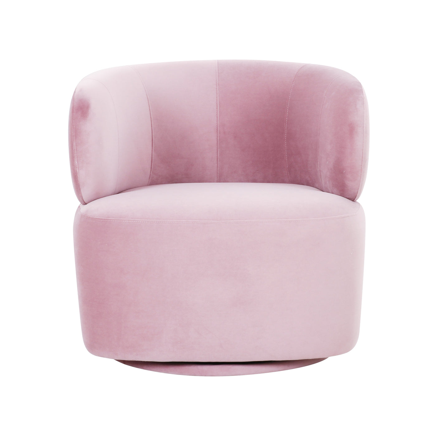 Capri Swivel Chair In Rose | Contemporary Seating – Scout Design Studio