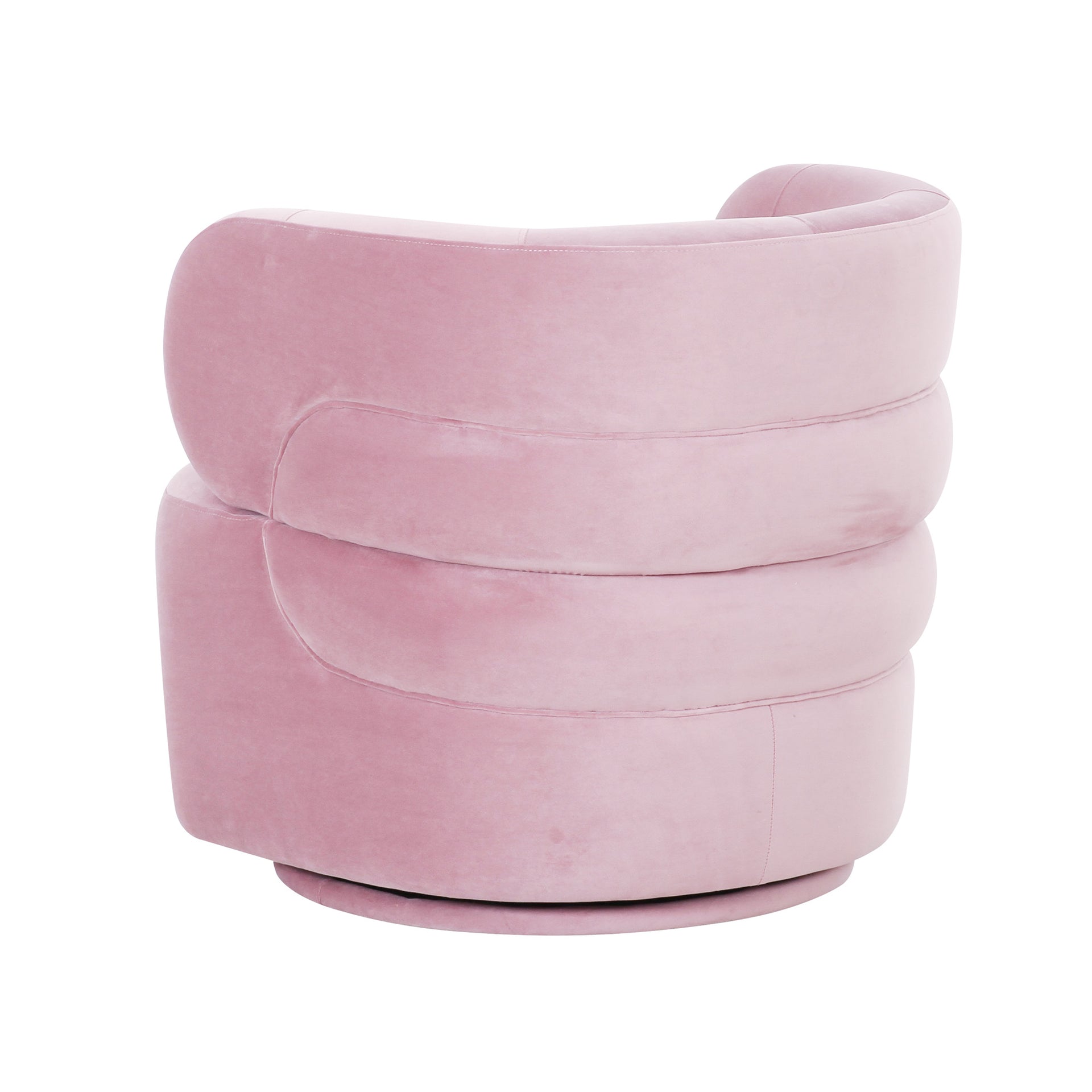 Capri Swivel Chair In Rose | Contemporary Seating – Scout Design Studio