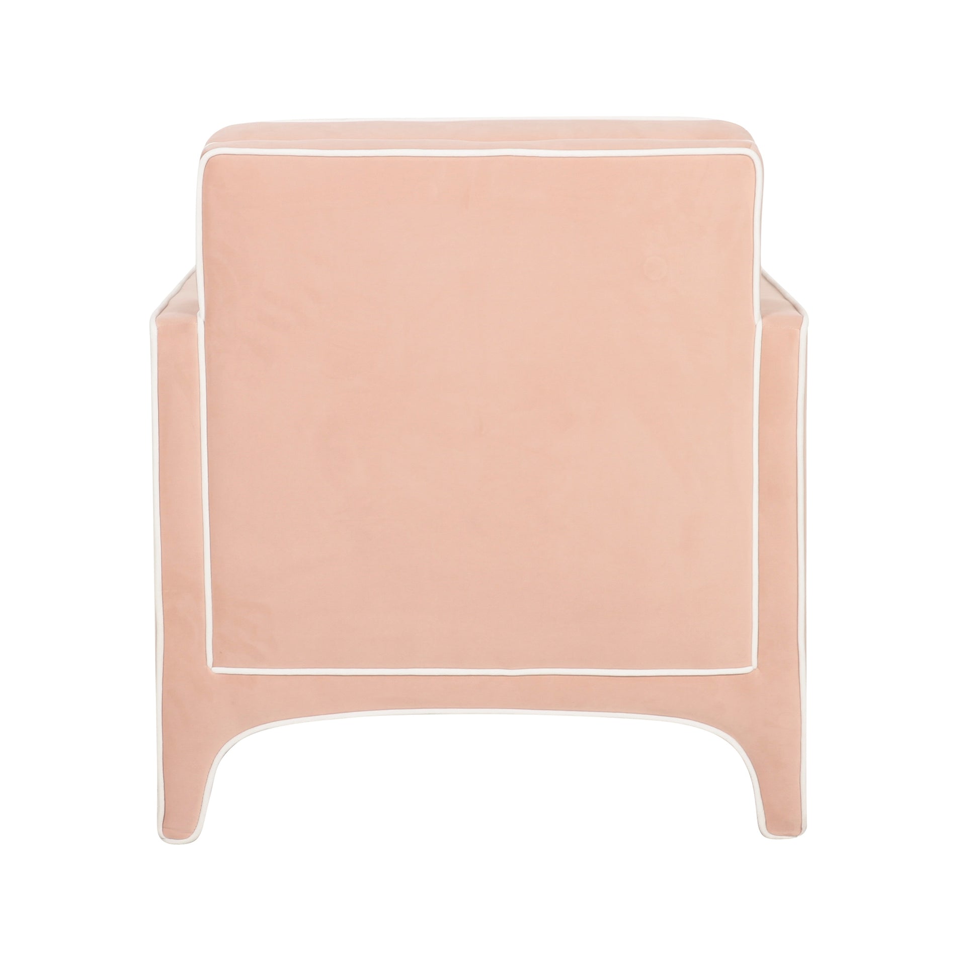 Cary Chair in Blush | Modern Velvet Armchair – Scout Design Studio