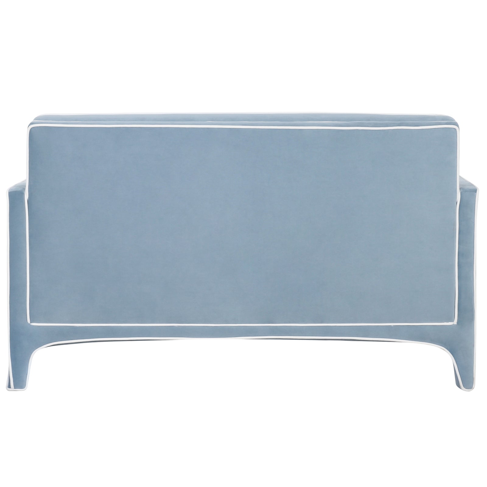 Cary Chair Two Seater in Frost Blue | Modern Velvet Sofa – Scout Design ...