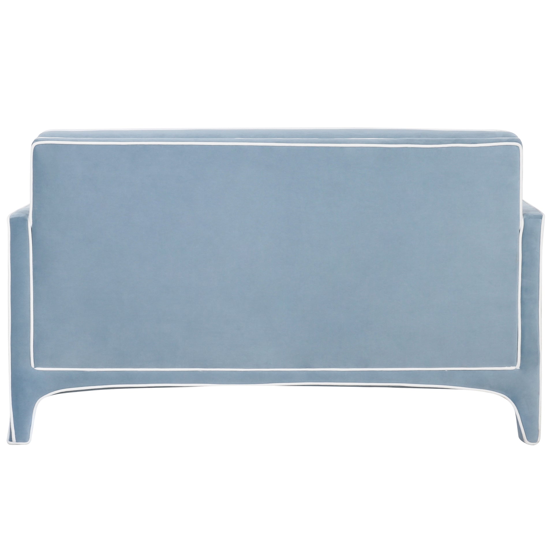 Cary Chair Two Seater in Frost Blue | Modern Velvet Sofa – Scout Design ...