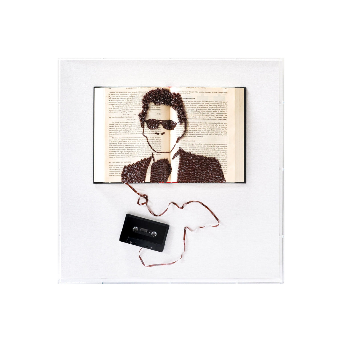 Cassette Portrait - Karl Lagerfeld | Unique Artwork – Scout Design Studio