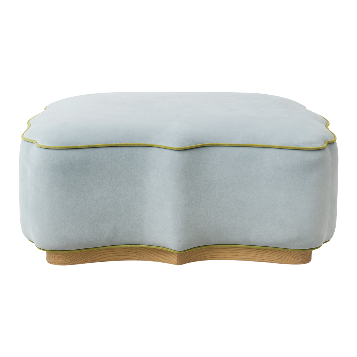 Cruz Ottoman | Contemporary Curved Ottoman – Scout Design Studio