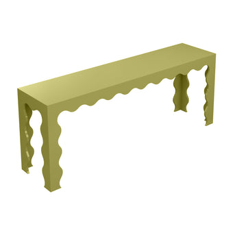 Elizalde Console Table | Custom Scalloped Console Table – Scout Design ...