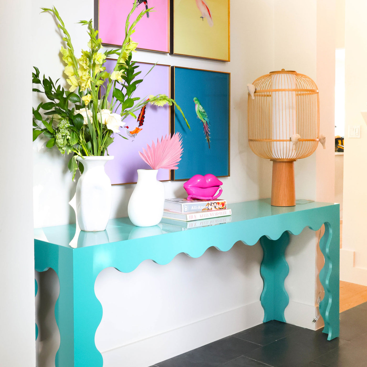 Elizalde Console Table | Custom Scalloped Console Table – Scout Design ...