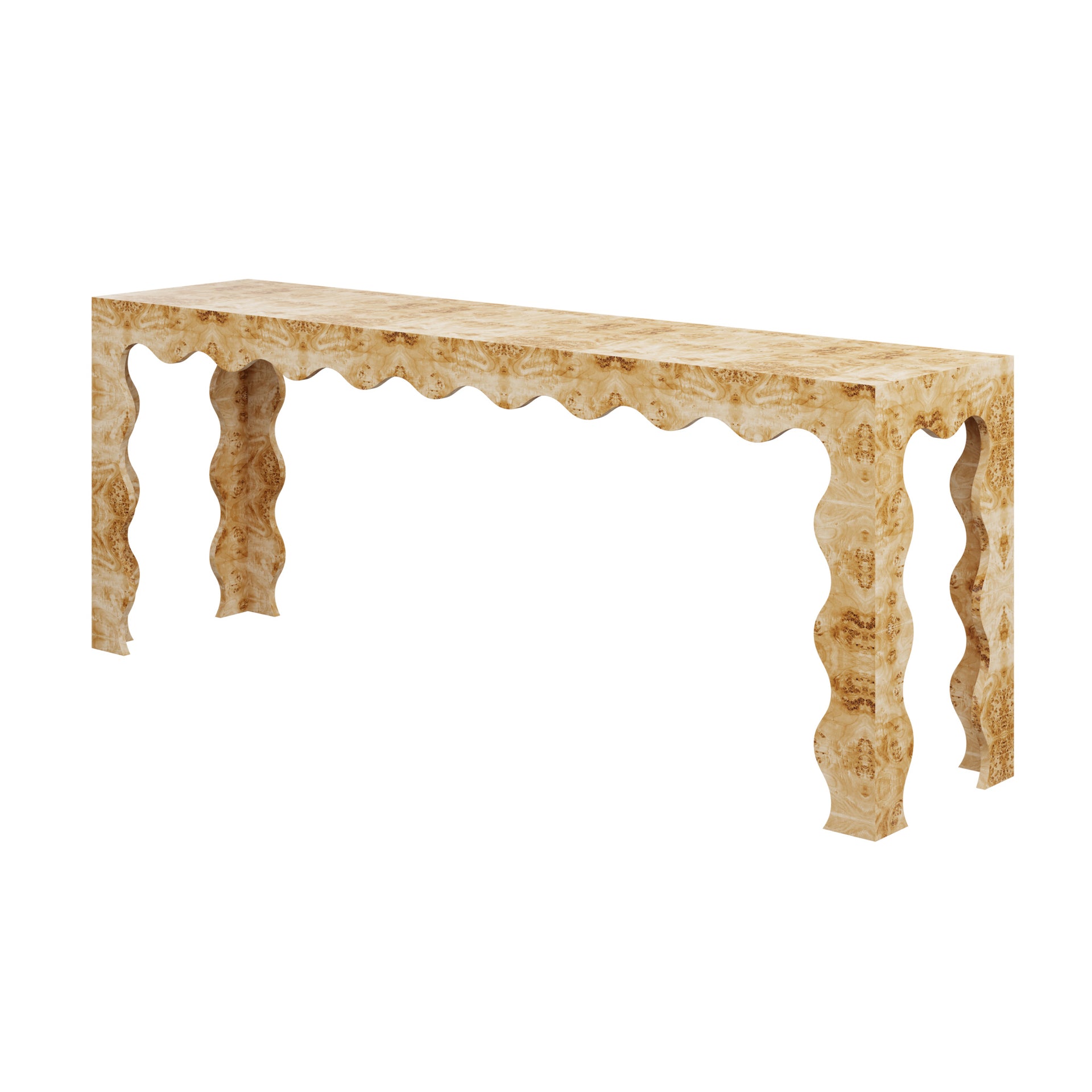 Elizalde Console Table | Custom Scalloped Console Table – Scout Design ...