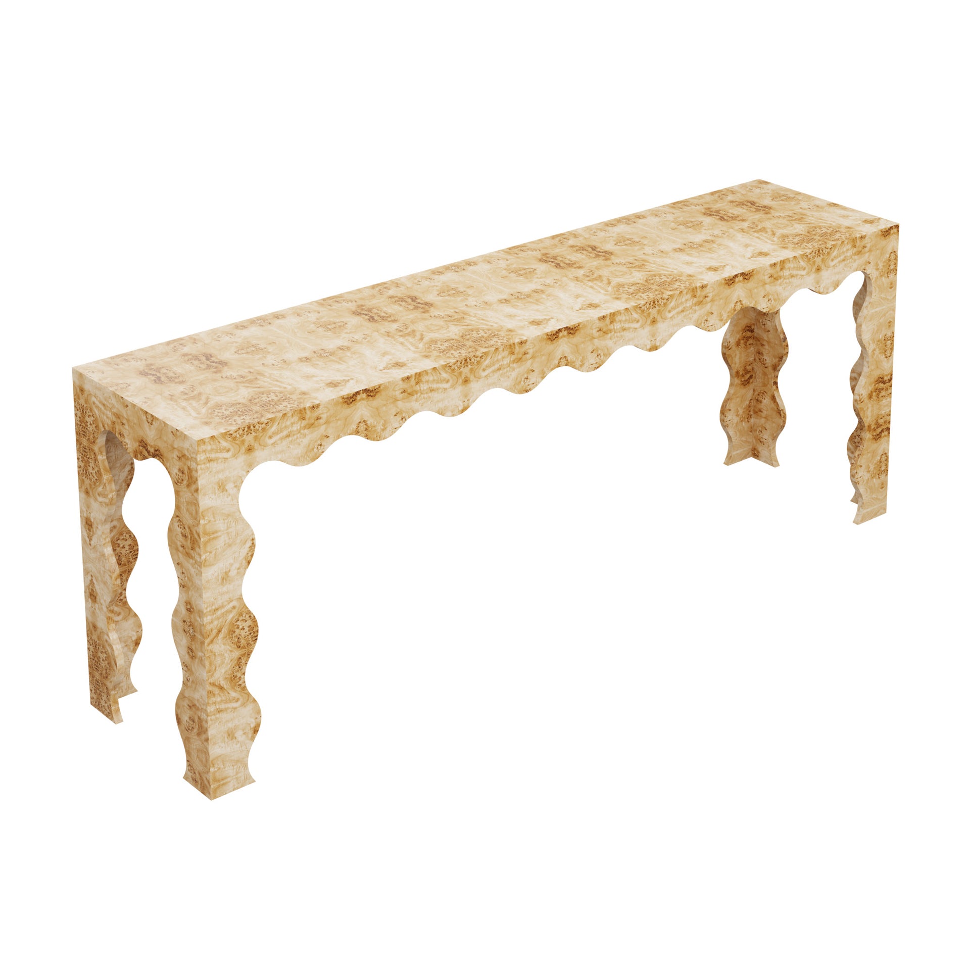 Elizalde Console Table | Custom Scalloped Console Table – Scout Design ...