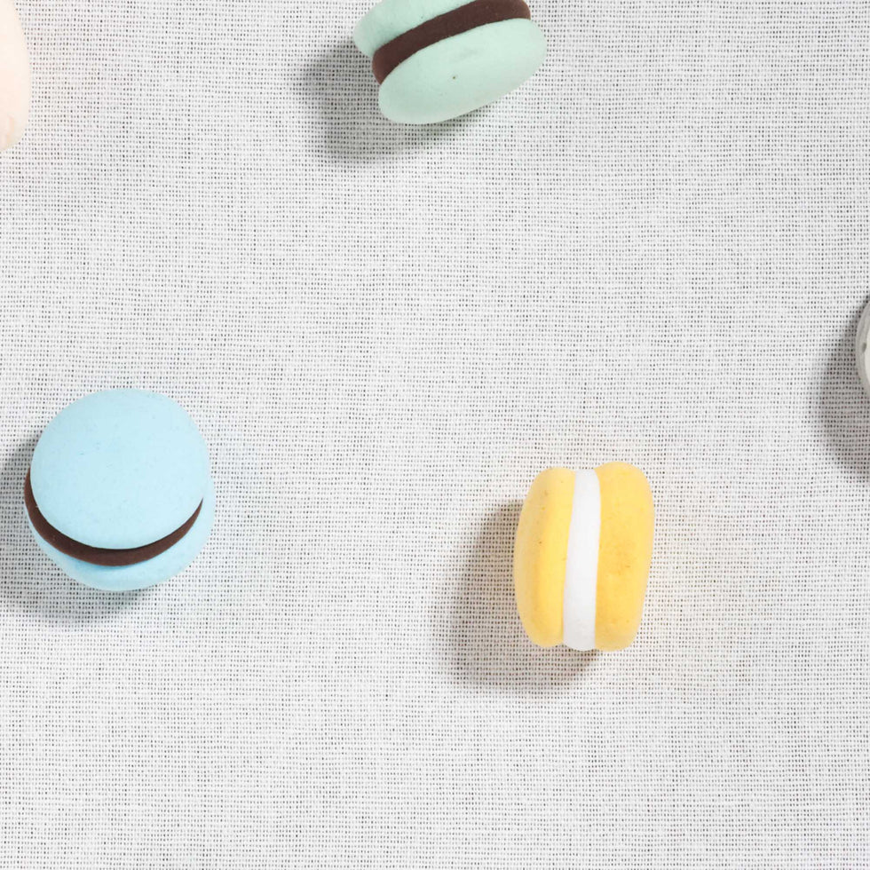Four Panel Macarons | Pastel 3D Cookie Wall Art – Scout Design Studio