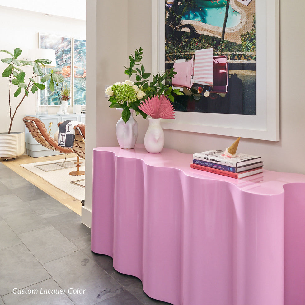 Genevieve Console Table | Modern Customizable Console in Lacquer ...