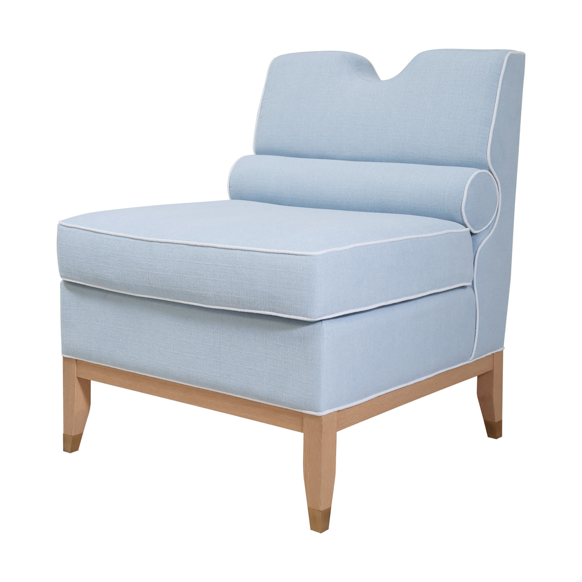 Herring Accent Chair | Modern Light Blue Slipper Chair – Scout Design ...