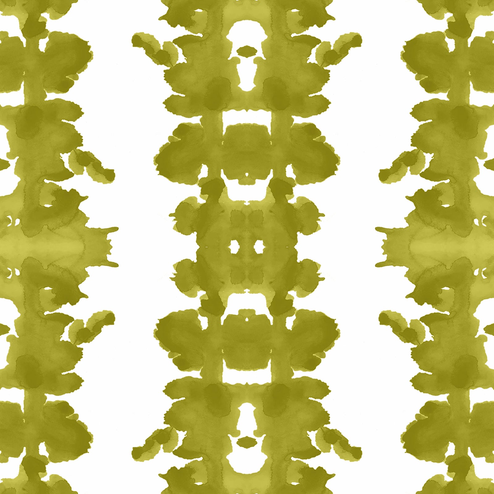 Inkblot in Chartreuse Fabric | Unique & Unusual Fabric – Scout Design ...