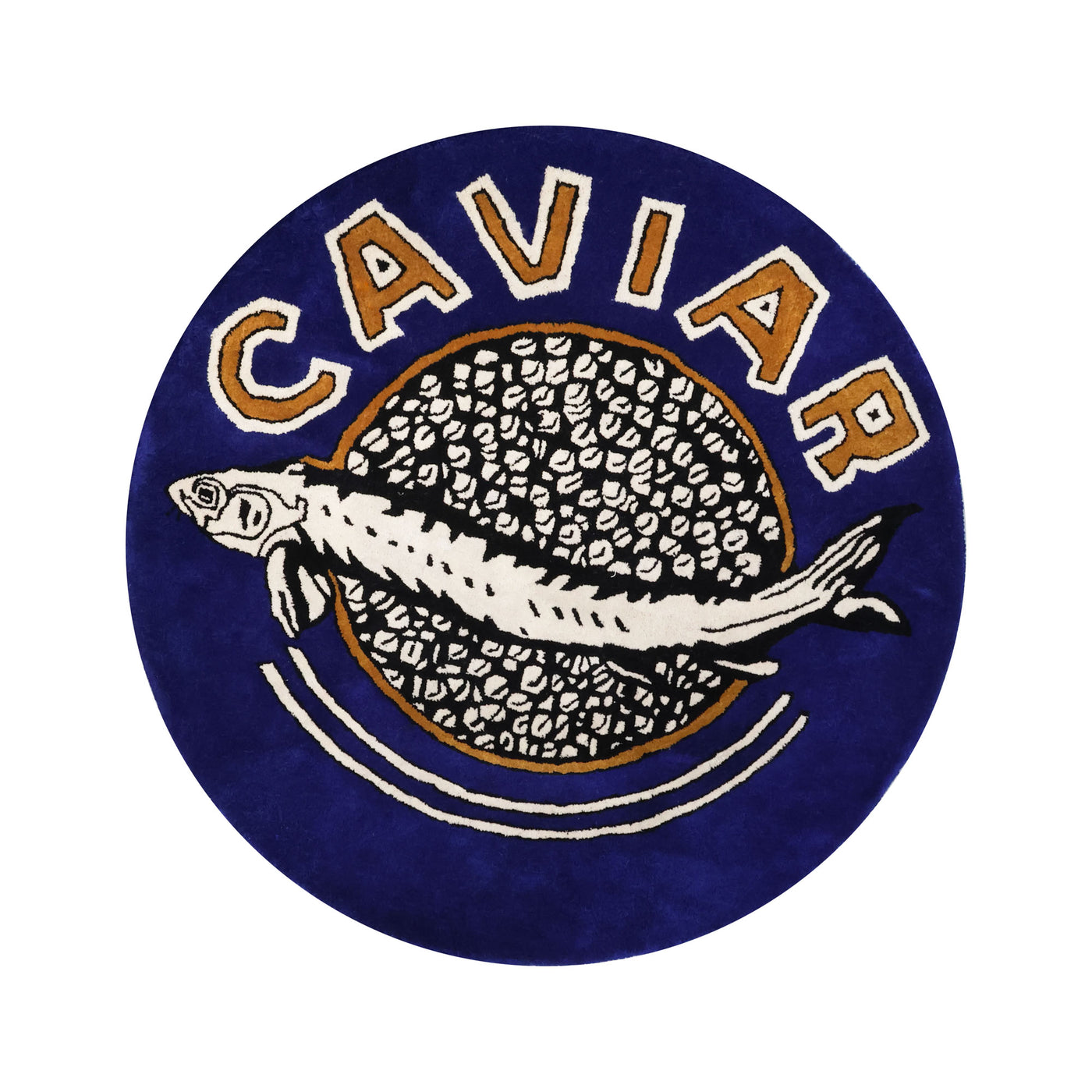 Little Fancy Circle Tufted Rug | Custom Tufted Blue Rug – Scout Design ...