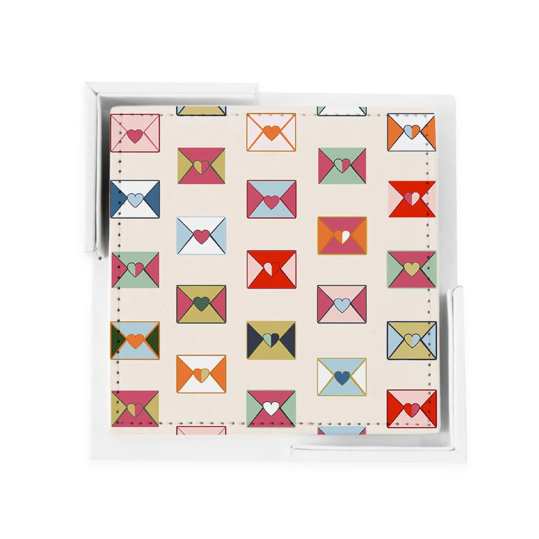Love Notes Coaster Set | Colorful & Unique Decor – Scout Design Studio