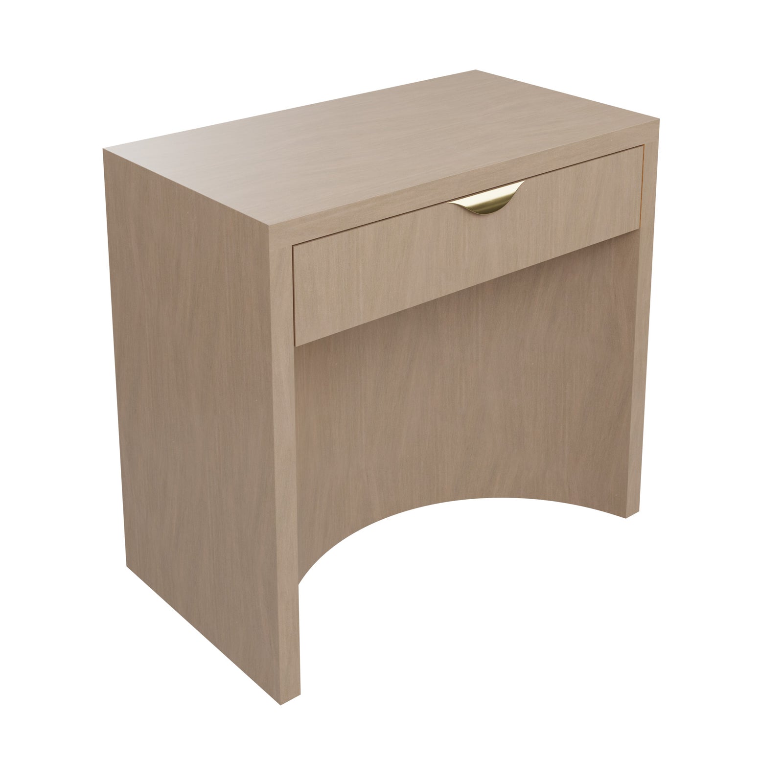 Custom Marisol Chest | Contemporary Demilune Nightstand – Scout Design Studio