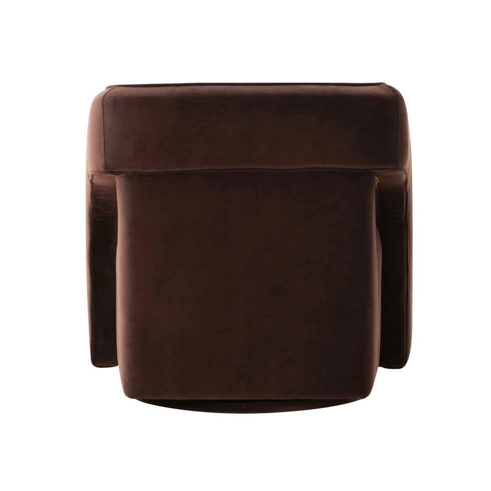 Palmer Swivel Chair In Chocolate | Modern Seating – Scout Design Studio