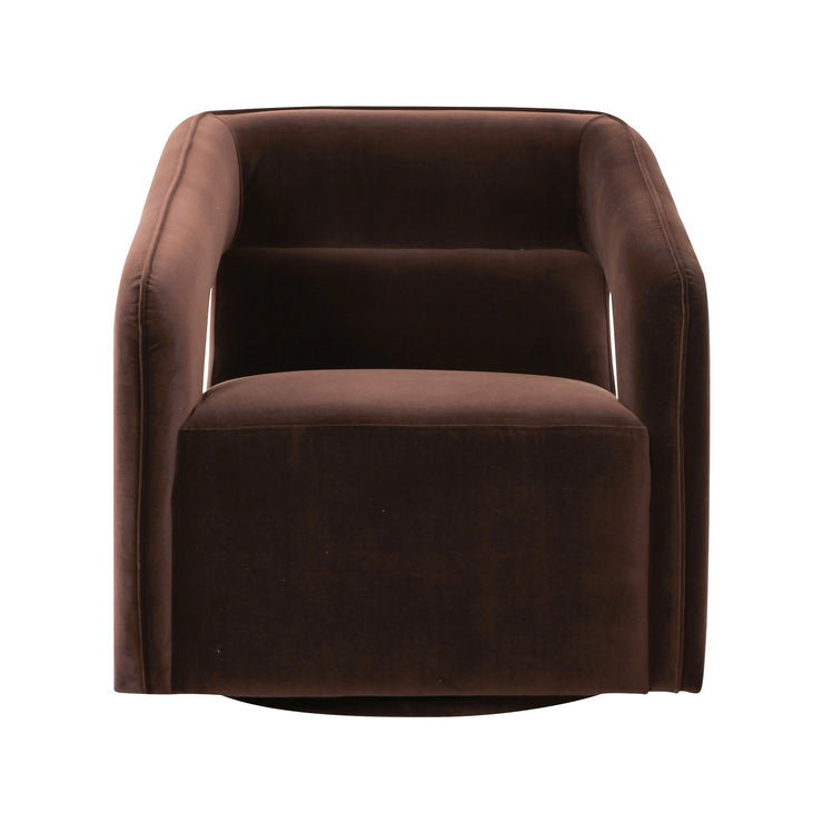 Palmer Swivel Chair In Chocolate | Modern Seating – Scout Design Studio