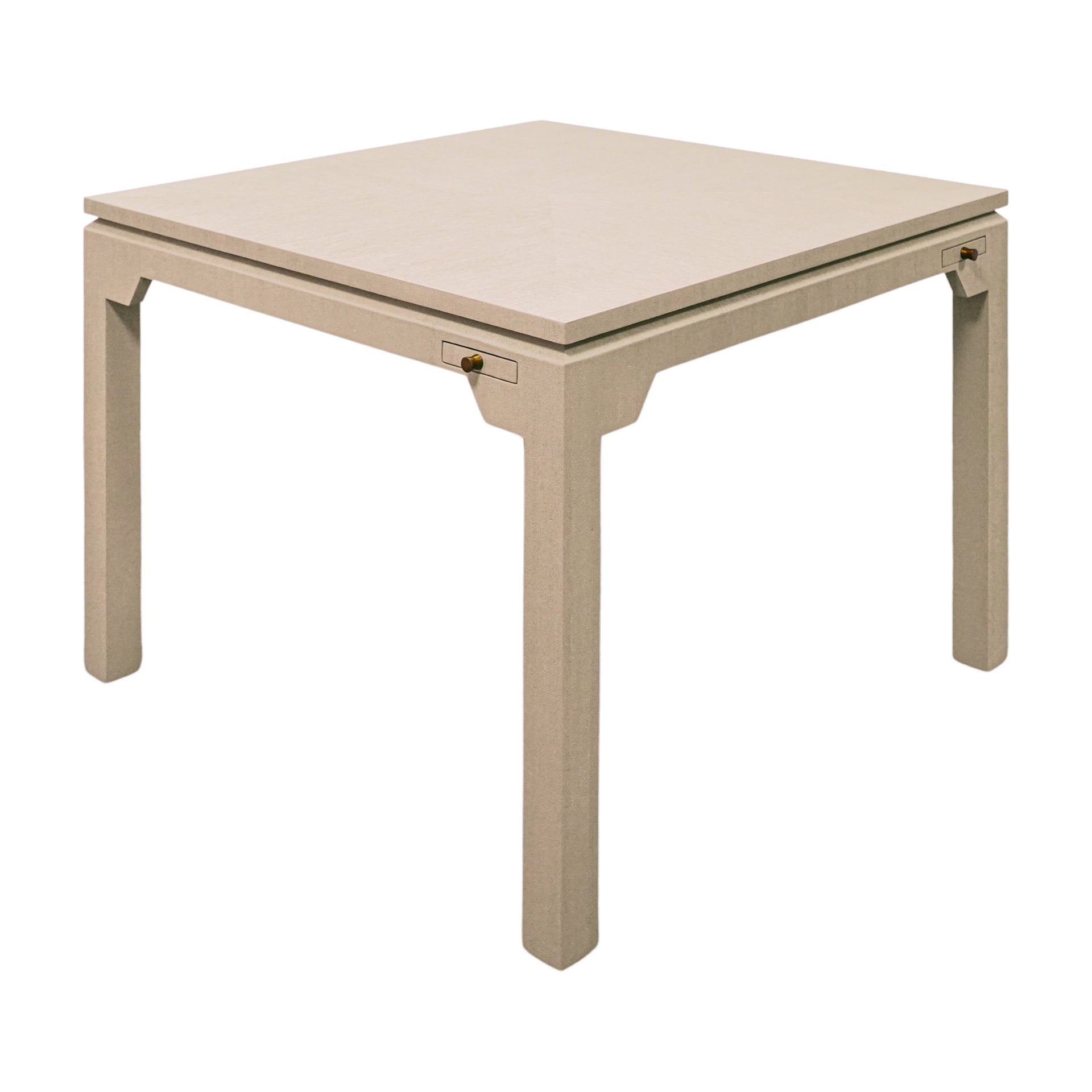 Pass the Rose Game Table in Sand | Grasscloth Game Table – Scout Design ...