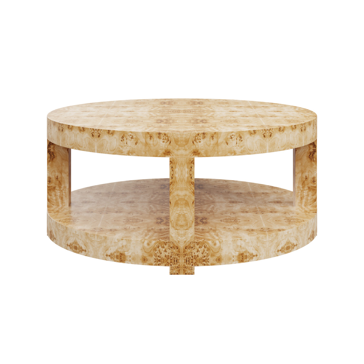 Custom Ponder Coffee Table | Circular Two-Tiered Coffee Table – Scout ...