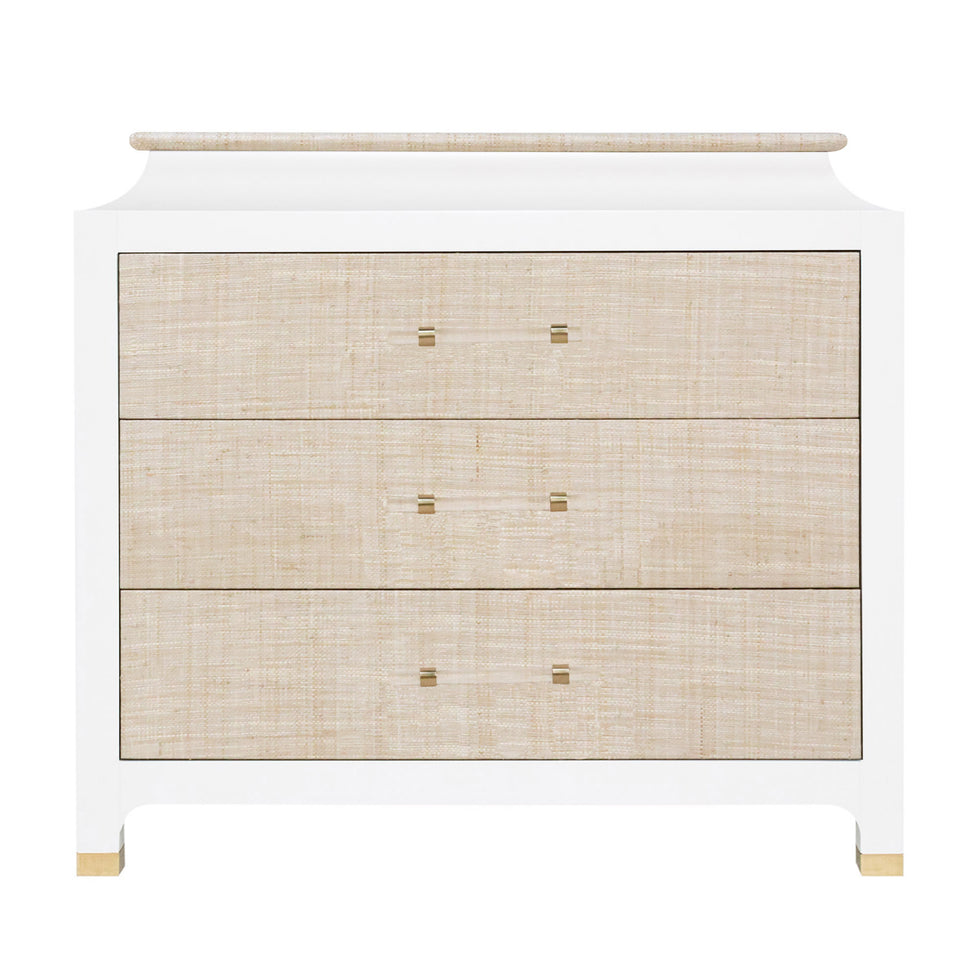 Recon Chest Large in Noah Grasscloth | Contemporary Nightstand – Scout ...