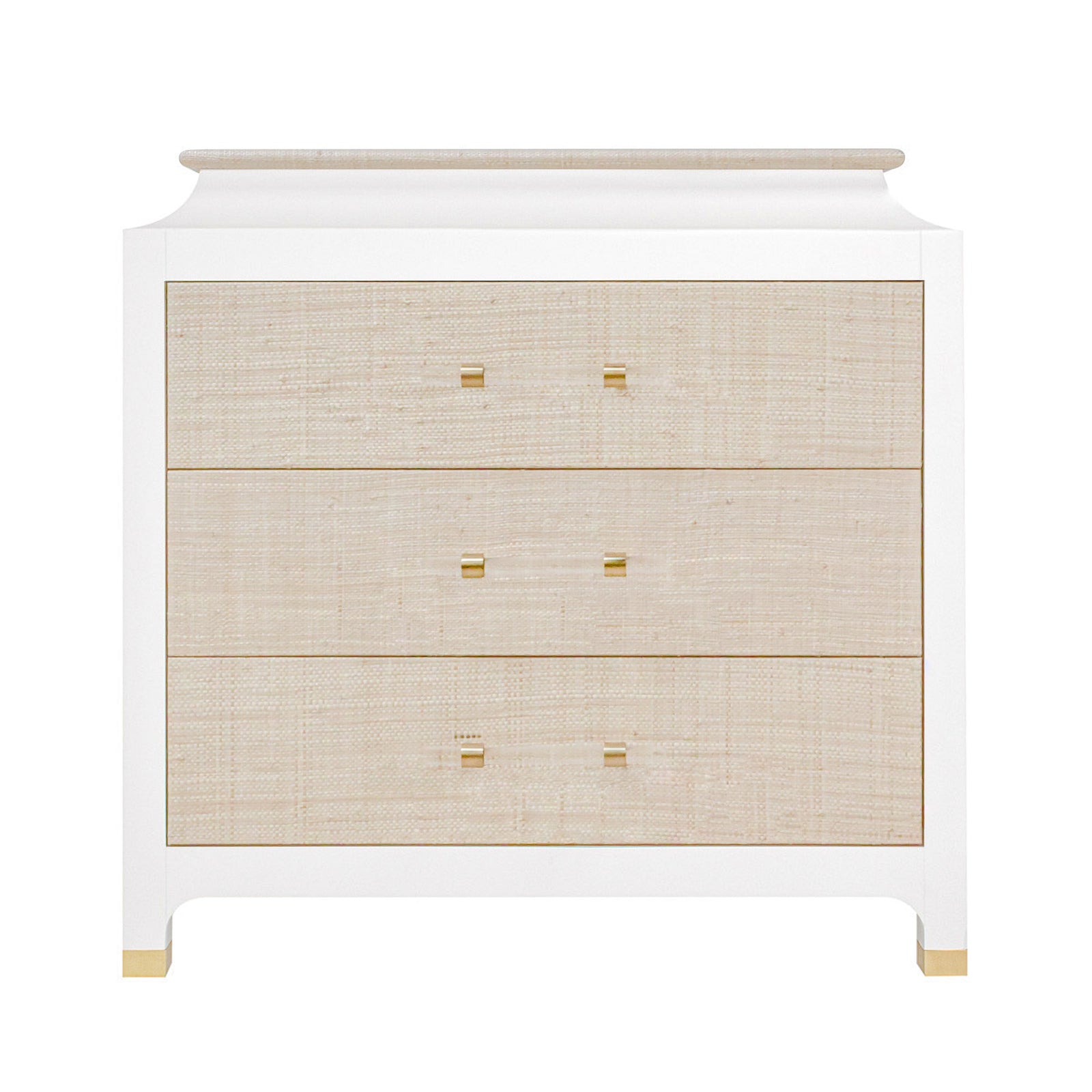 Recon Chest Petite in Noah Grasscloth | Contemporary Nightstand – Scout ...