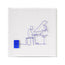 Revelers Club - Blue | 3D Wire Portrait Artwork – Scout Design Studio