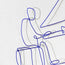 Revelers Club - Blue | 3D Wire Portrait Artwork – Scout Design Studio