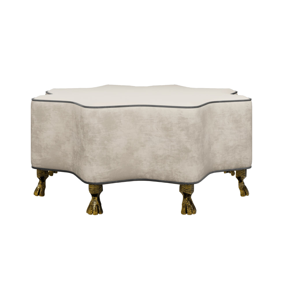 Custom Romy Cocktail Ottoman | Star Coffee Table Ottoman – Scout Design ...
