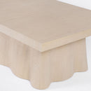 Rosemary Coffee Table | Scalloped Grasscloth Coffee Table – Scout ...