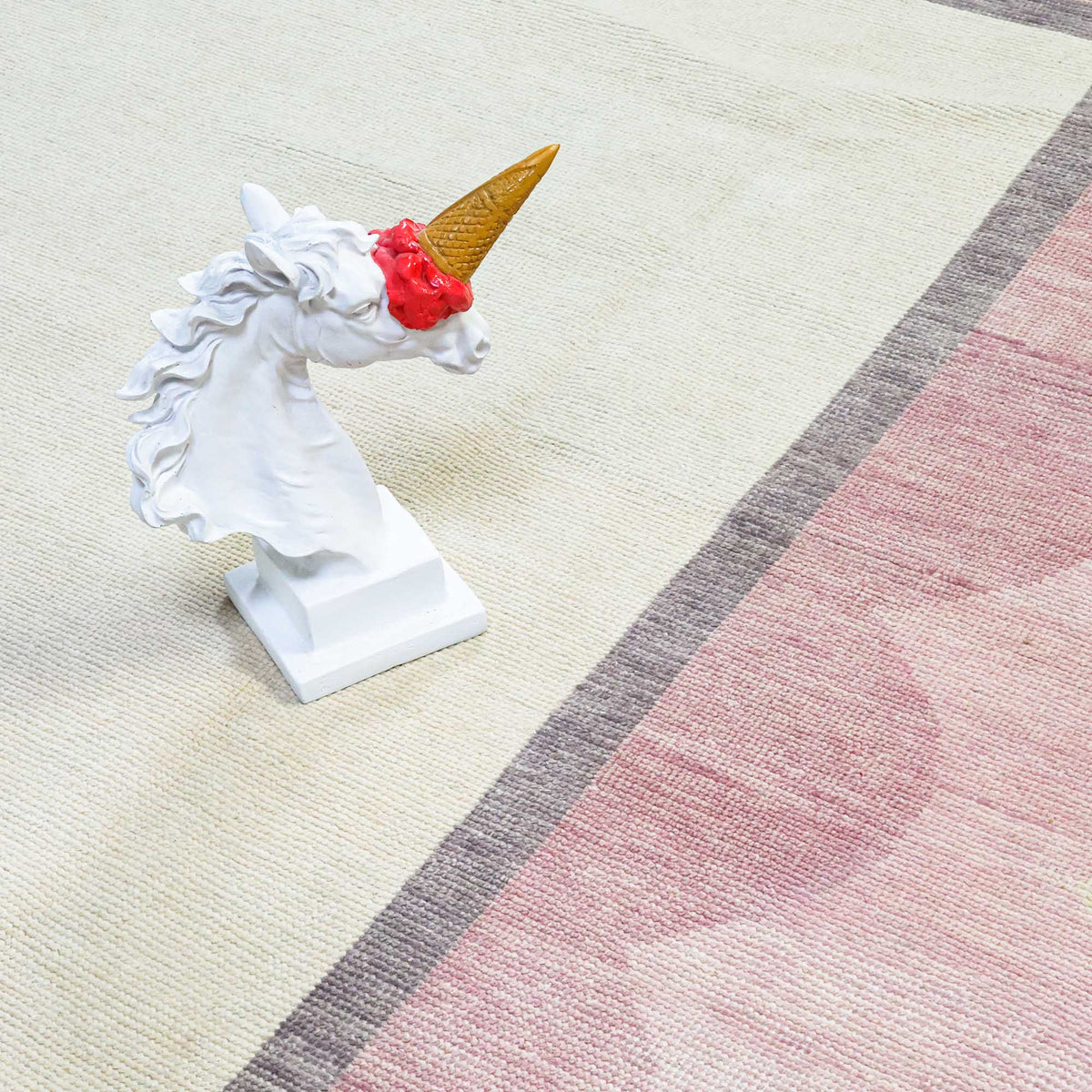 Ruby Plum Turkish Knot Rug | Pink Scalloped Rug – Scout Design Studio