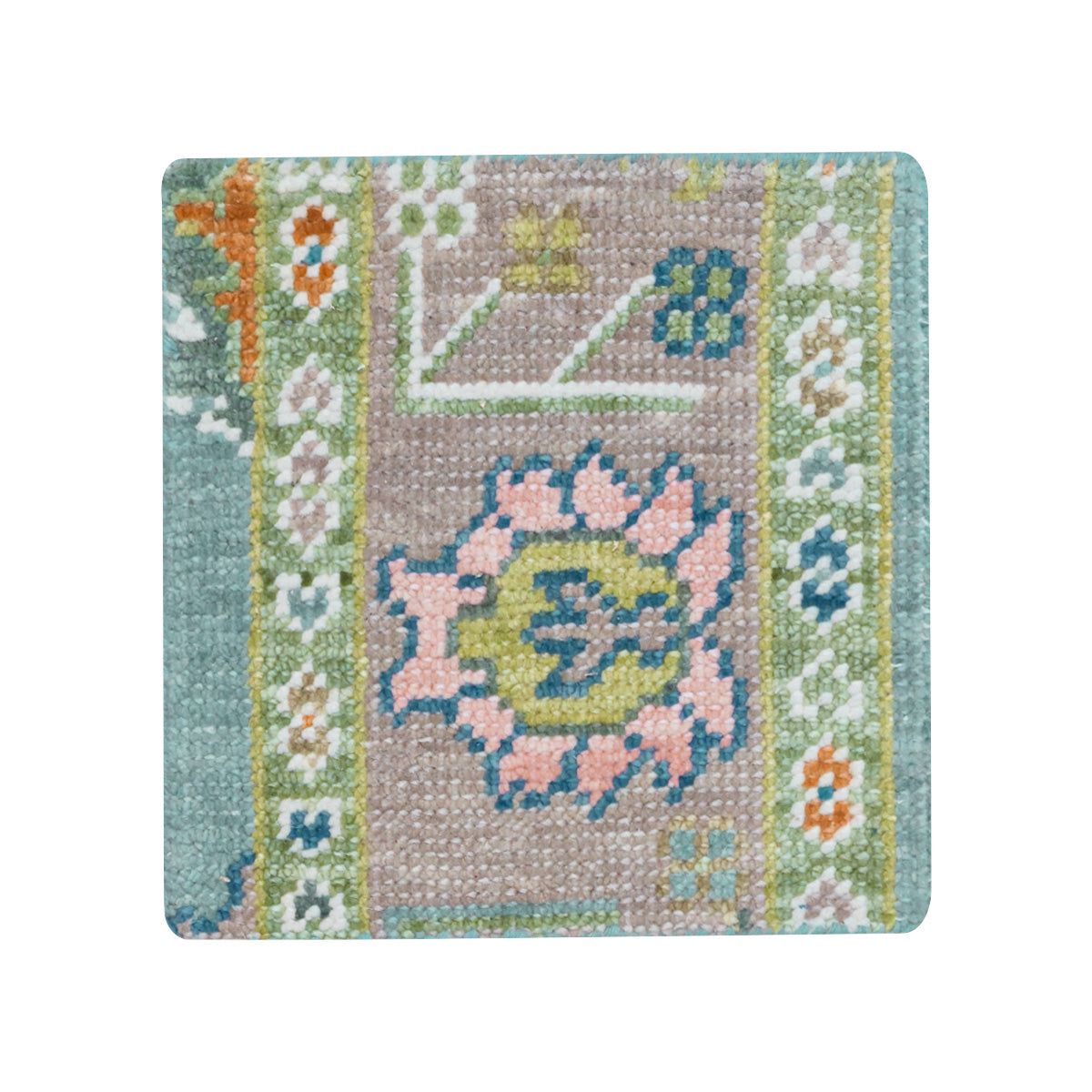 Numdah Rug Sample | Hand-Knotted Rug Sample – Scout Design Studio