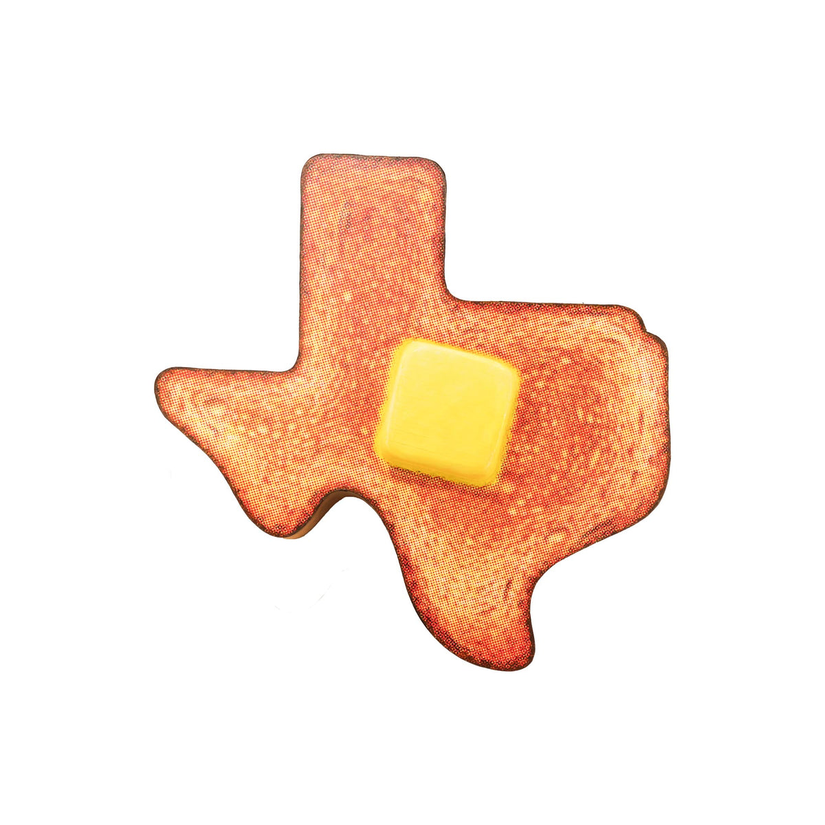 Tiny Texas Toast Pop Print by Ken Womak | 3D Toast Wall Art – Scout ...