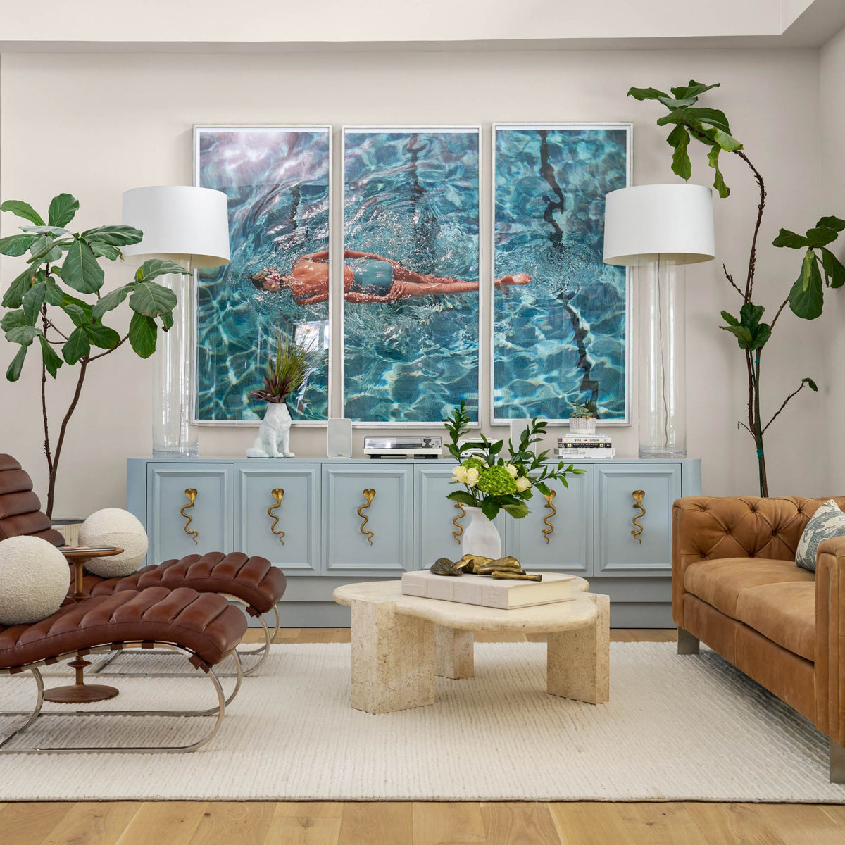 Vogue 'Women In Swimming Pool' by Fred Lyon | Printed Wall Art – Scout ...