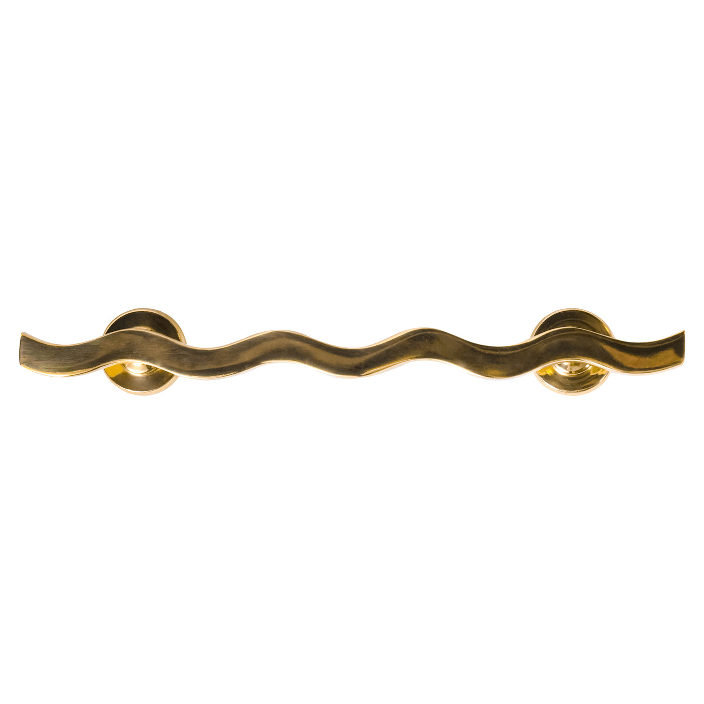 Wavy Brass Handle | Cabinet & Furniture Hardware – Scout Design Studio