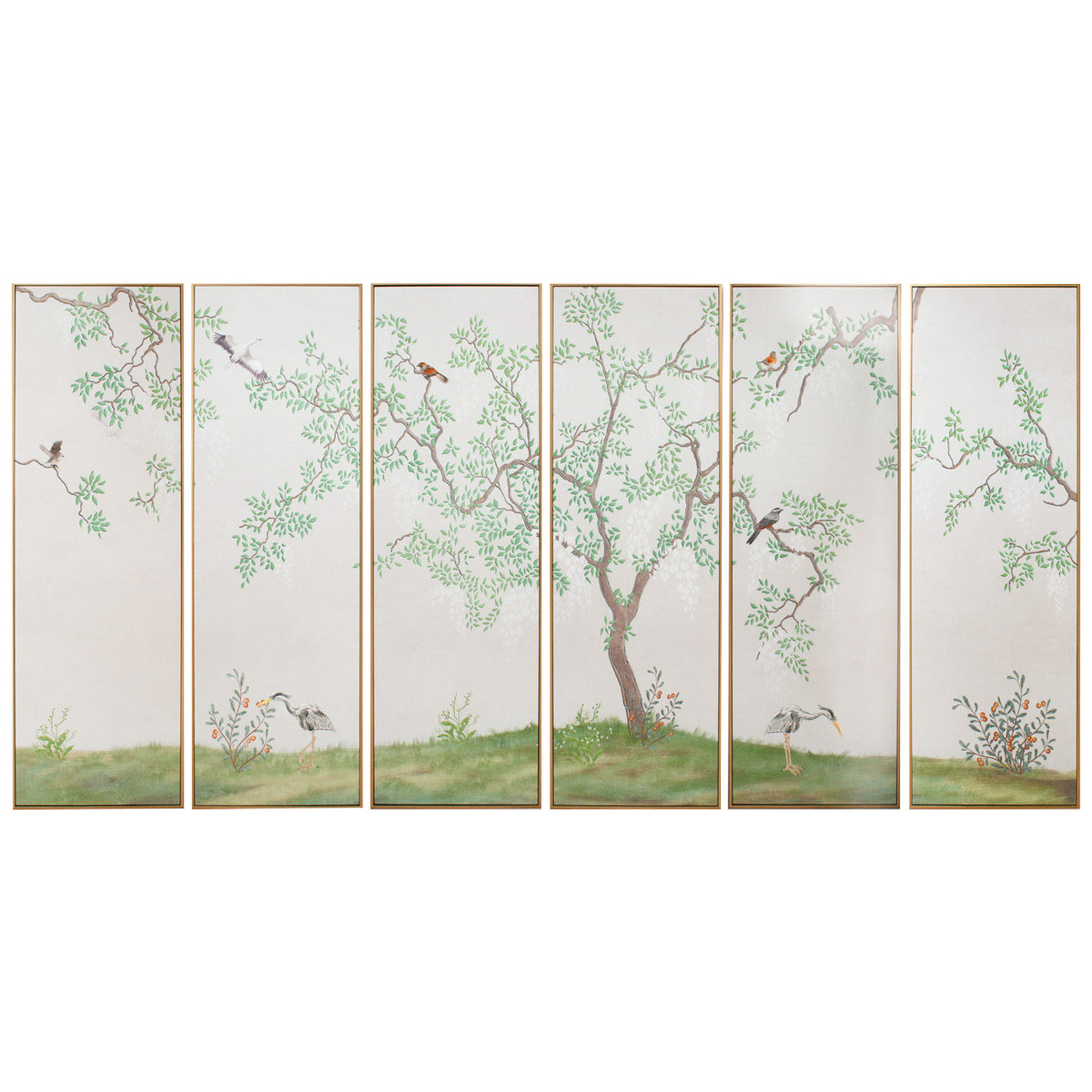 Blackberry Farm | Embroidered Polyptych Artwork – Scout Design Studio