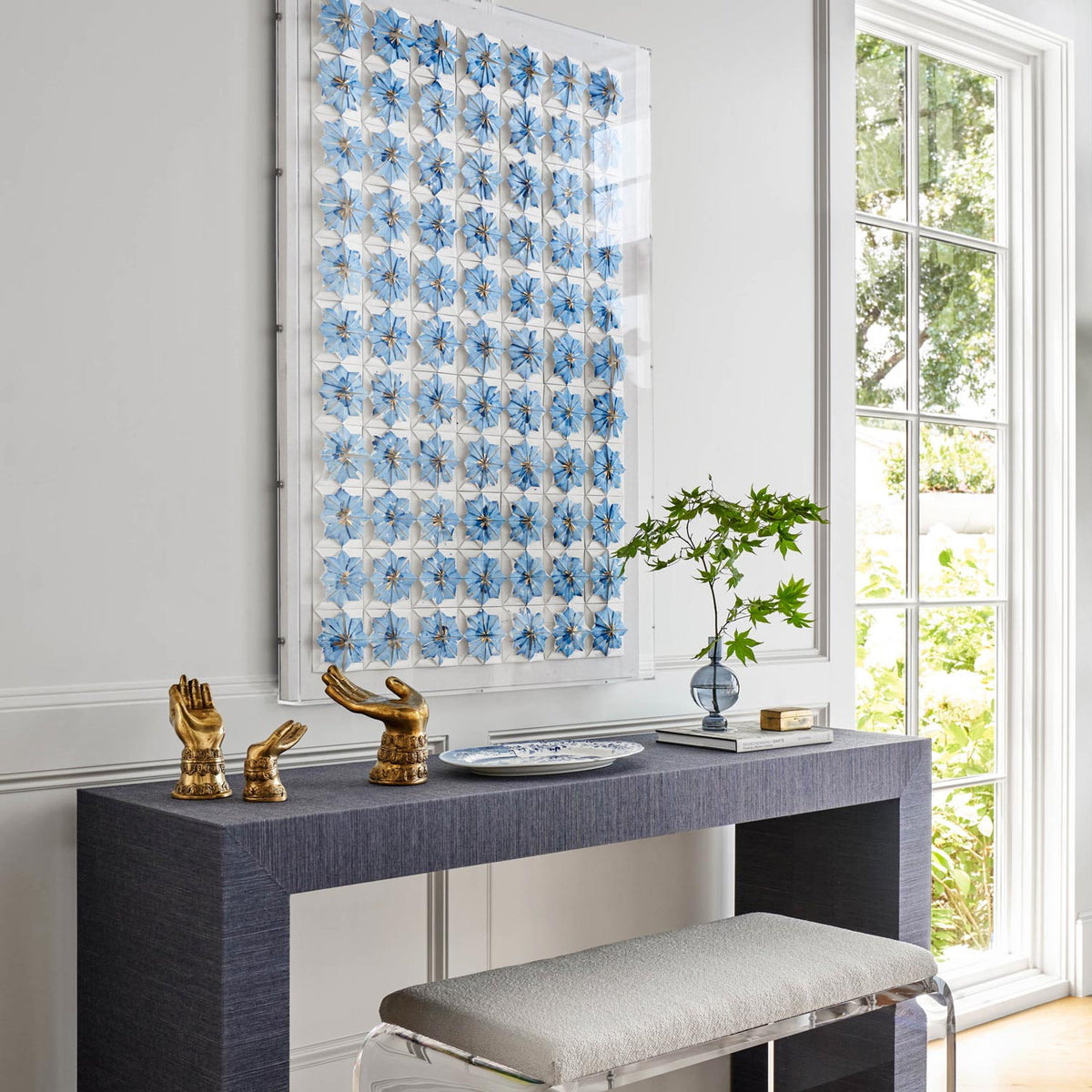Blue Origami | 3D Wall Art – Scout Design Studio