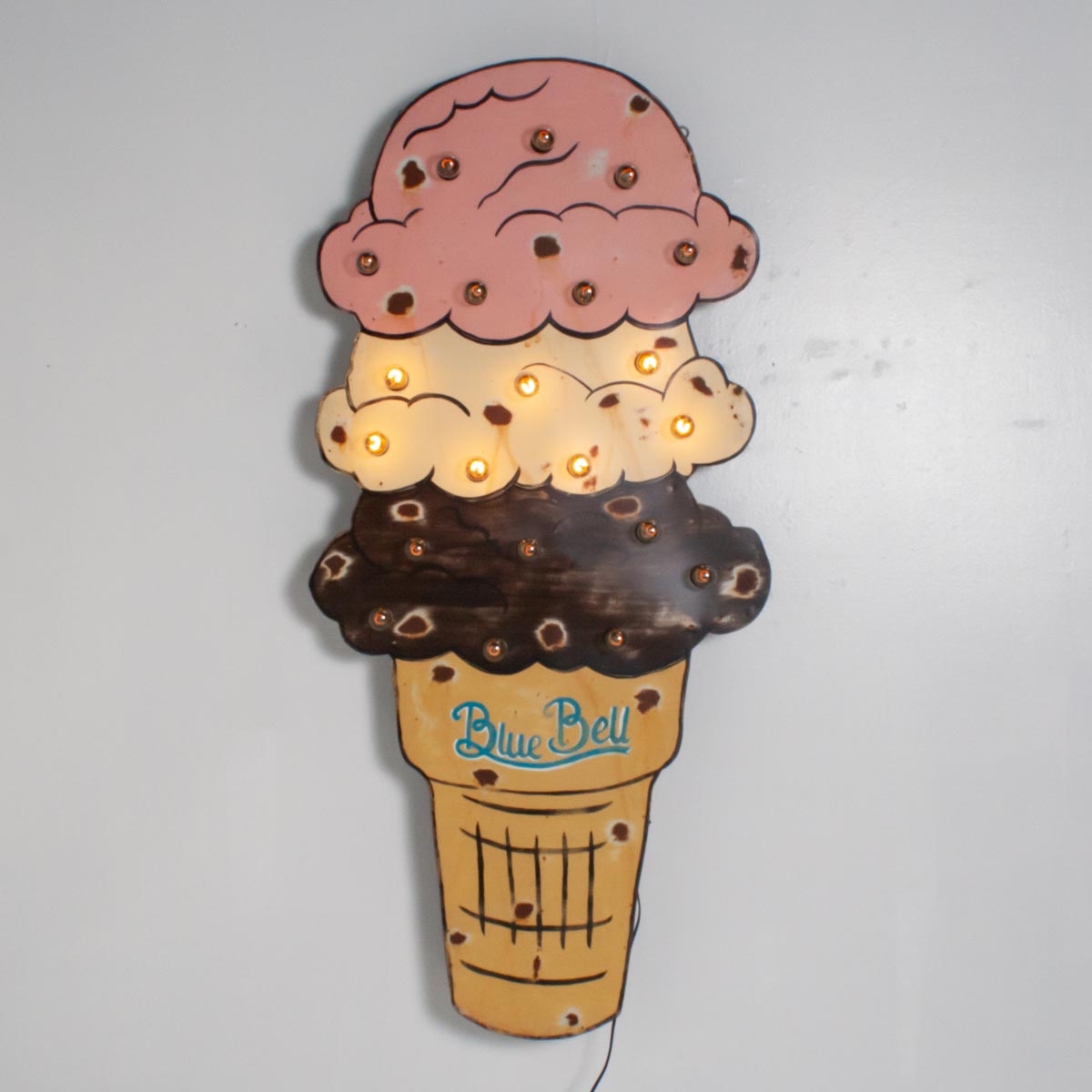 Blue Bell Ice Cream Sign | Unique Wall Decor – Scout Design Studio