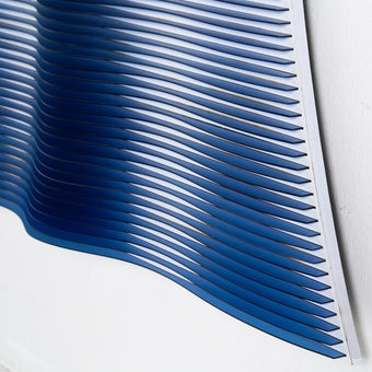 Blue Wave in Acrylic | 3D Wall Art – Scout Design Studio