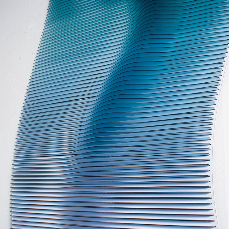 Blue Wave in Acrylic | 3D Wall Art – Scout Design Studio