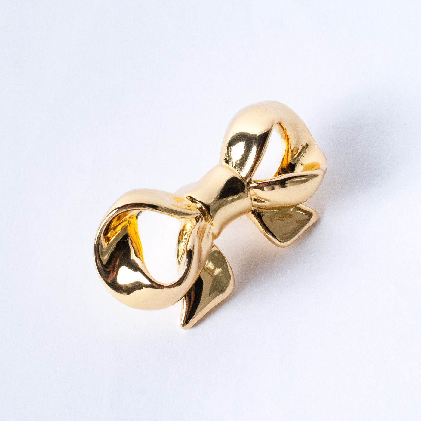 Brass Bow Knob | Unique & Contemporary Brass Hardware – Scout Design Studio