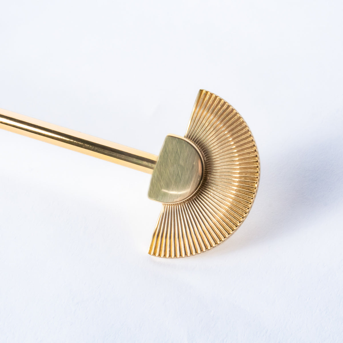 Brass Fan Handle | Unique & Contemporary Brass Hardware – Scout Design ...