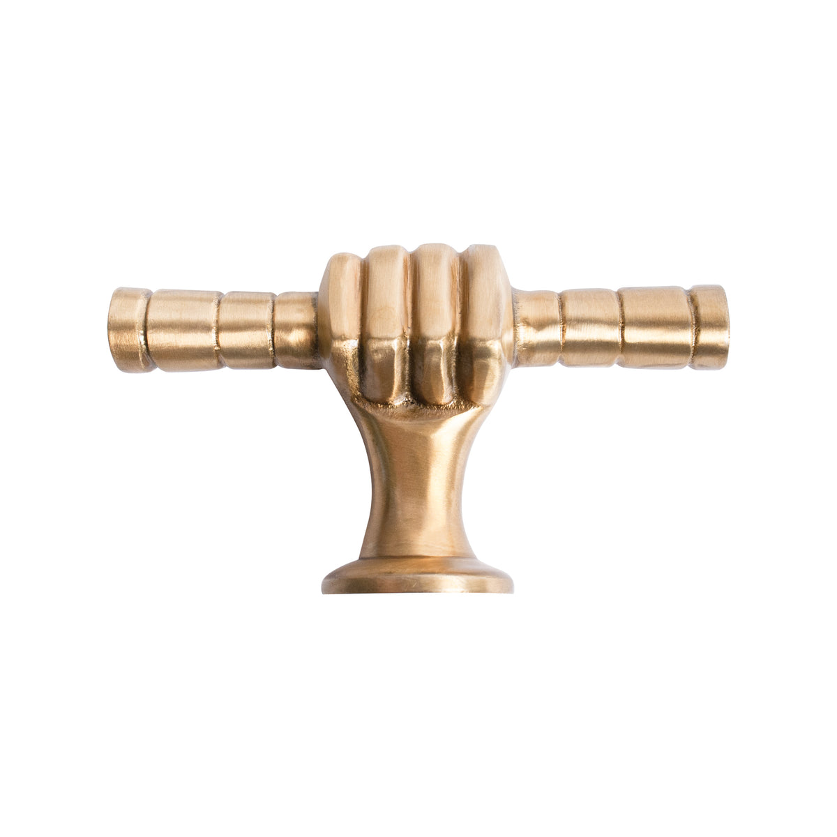 Brass Fist Handles 3.25" | Unique Brass Hardware – Scout Design Studio
