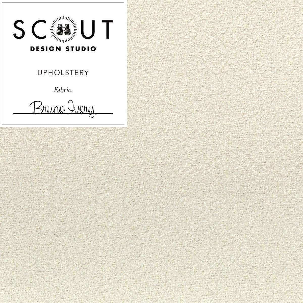Bruno Ivory Boucle Fabric Sample – Scout Design Studio