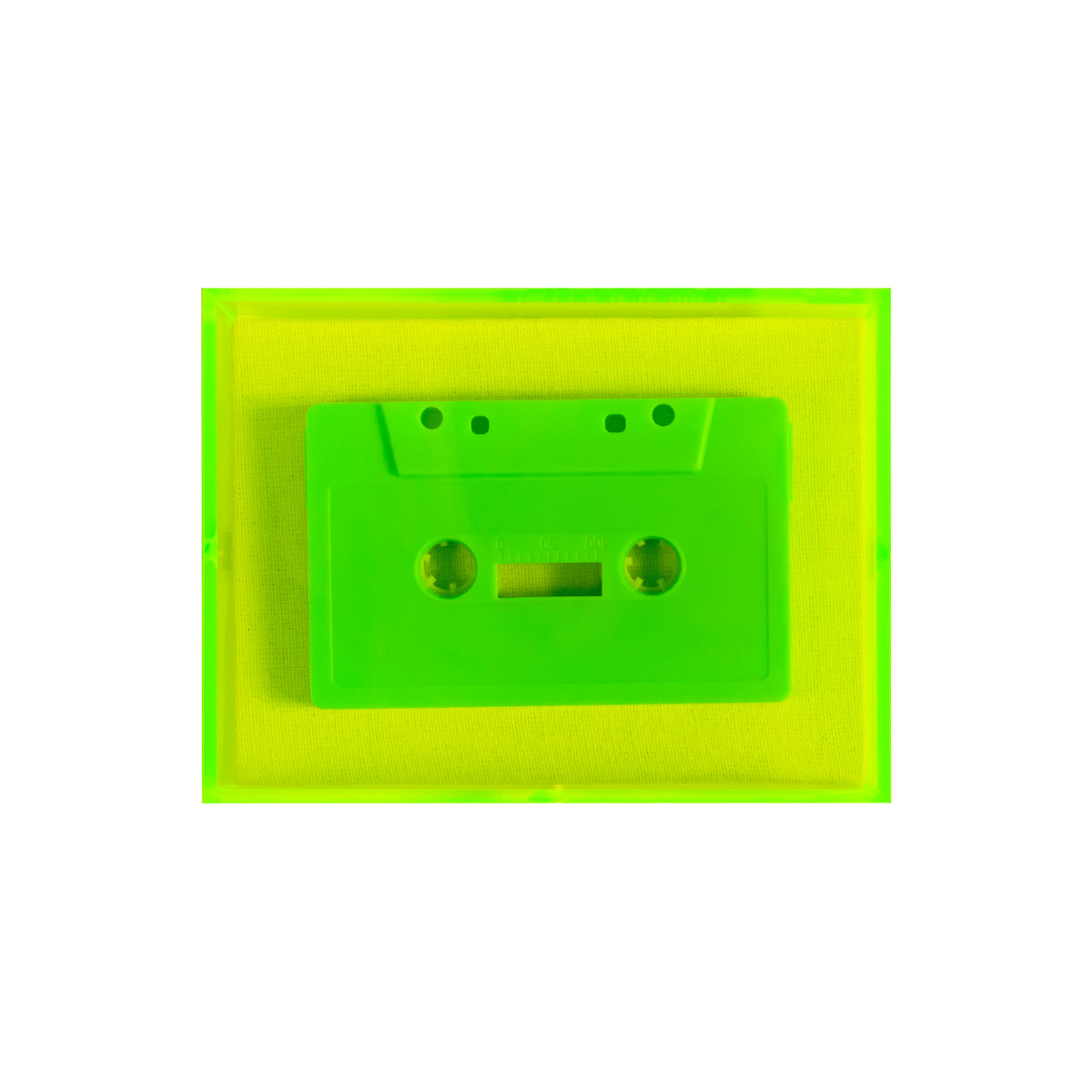 Cassette Tape Petite - Neon Green | Unique Wall Art – Scout Design Studio