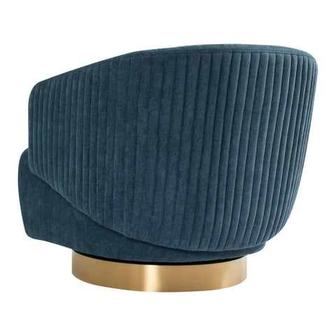Come Next Monday Swivel Chair in Indigo | Contemporary Seating – Scout ...