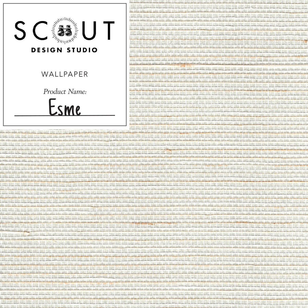 Esme Grasscloth Sample | Finish Sample – Scout Design Studio