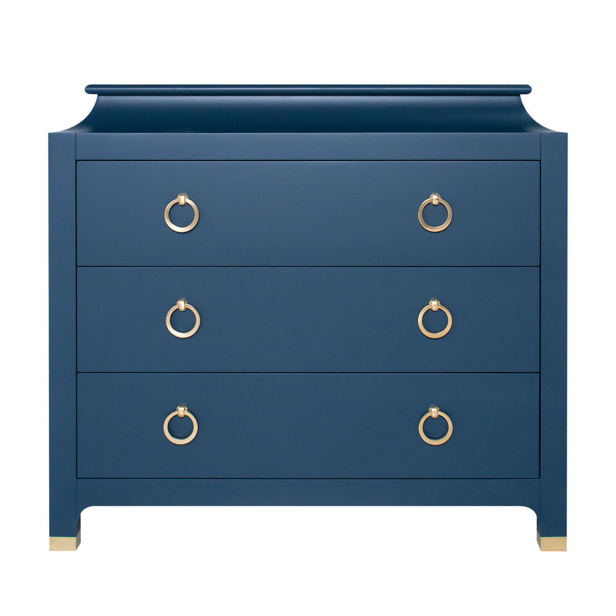 Espionage Chest Large In Navy Lacquer – Scout Design Studio