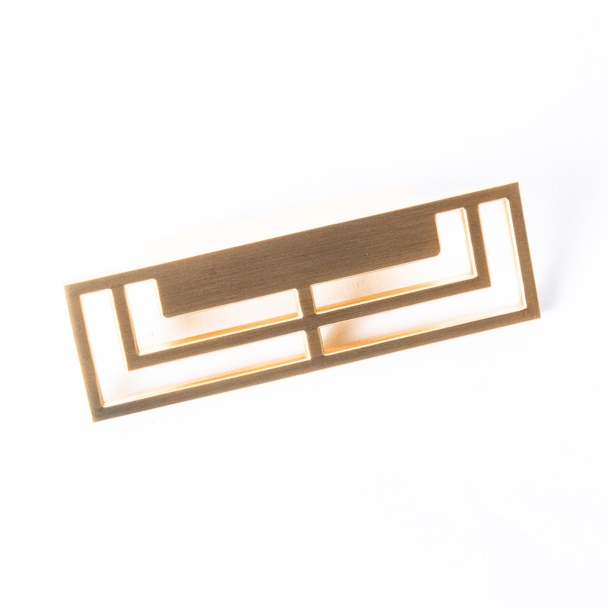 Geometric Gold Square Pull | Unique & Contemporary Brass Hardware ...